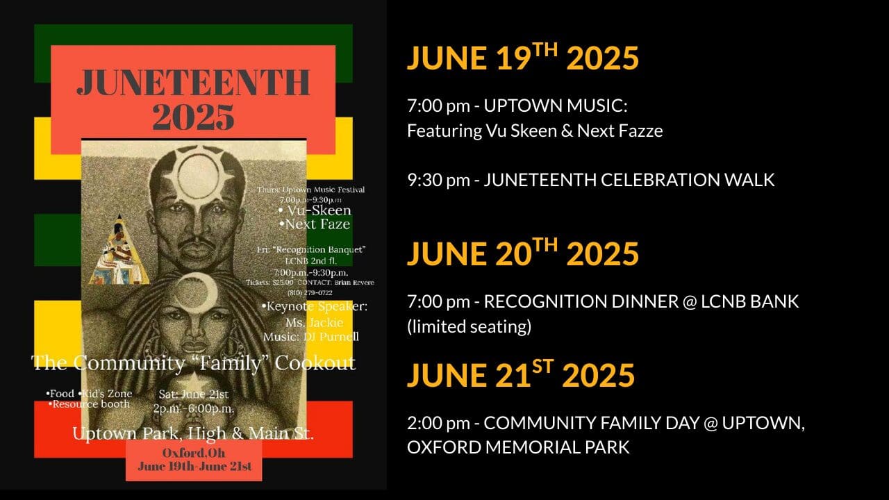 Juneteenth Celebrations of Oxford - Enjoy Oxford